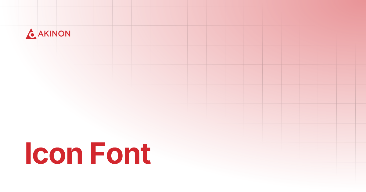 Icon Font | Docs