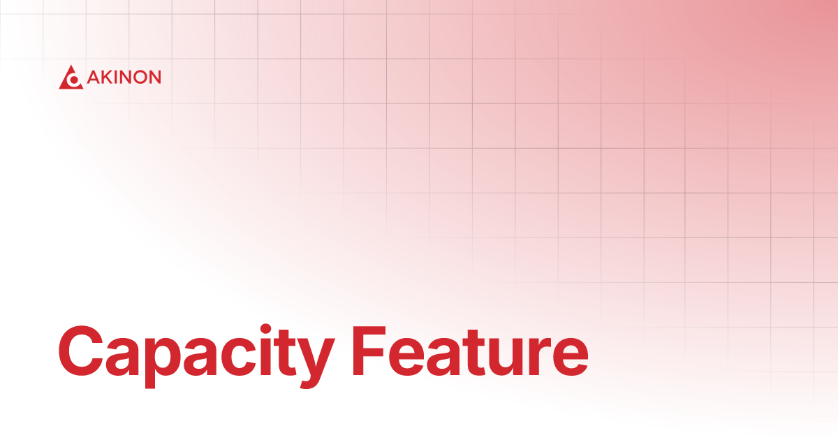 Capacity Feature | Docs