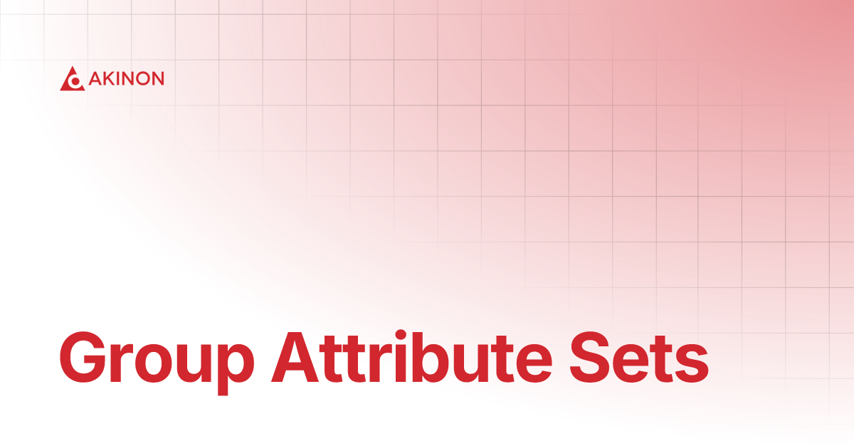Group Attribute Sets | Docs