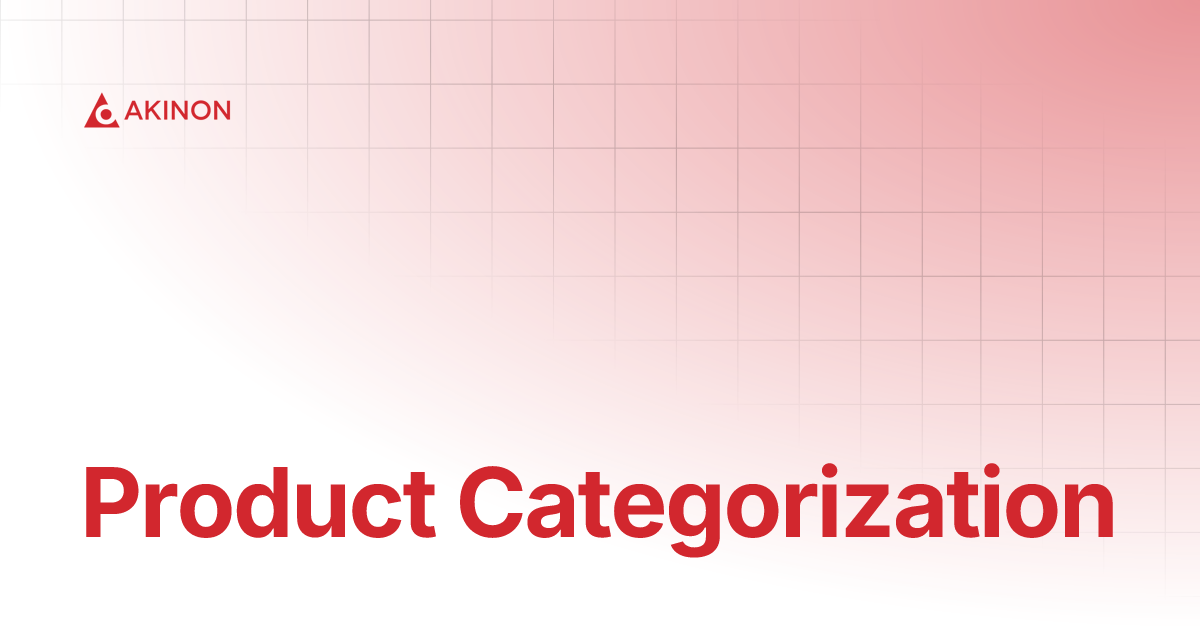 Product Categorization | Docs