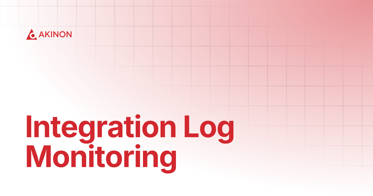 Integration Log Monitoring | Tutorials | Docs
