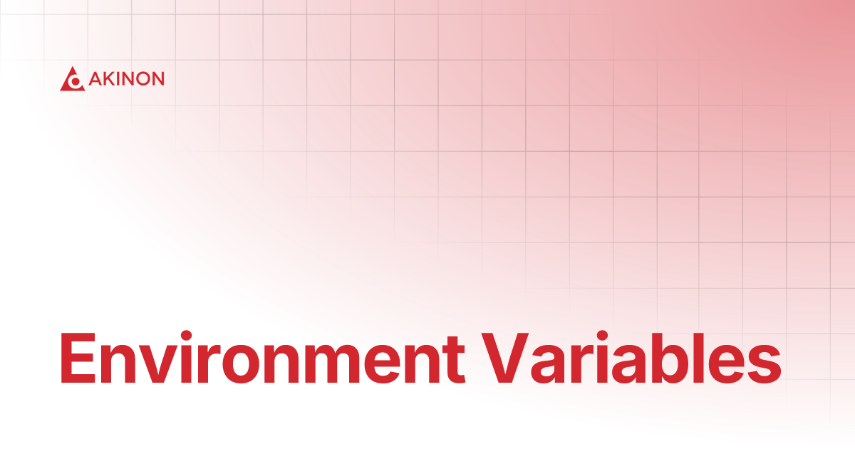 Environment Variables | Docs