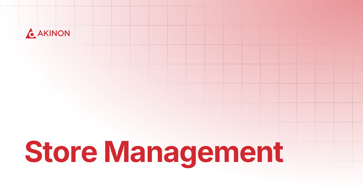 Store Management | Tutorials | Docs