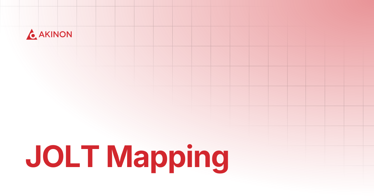 JOLT Mapping | Tutorials | Docs